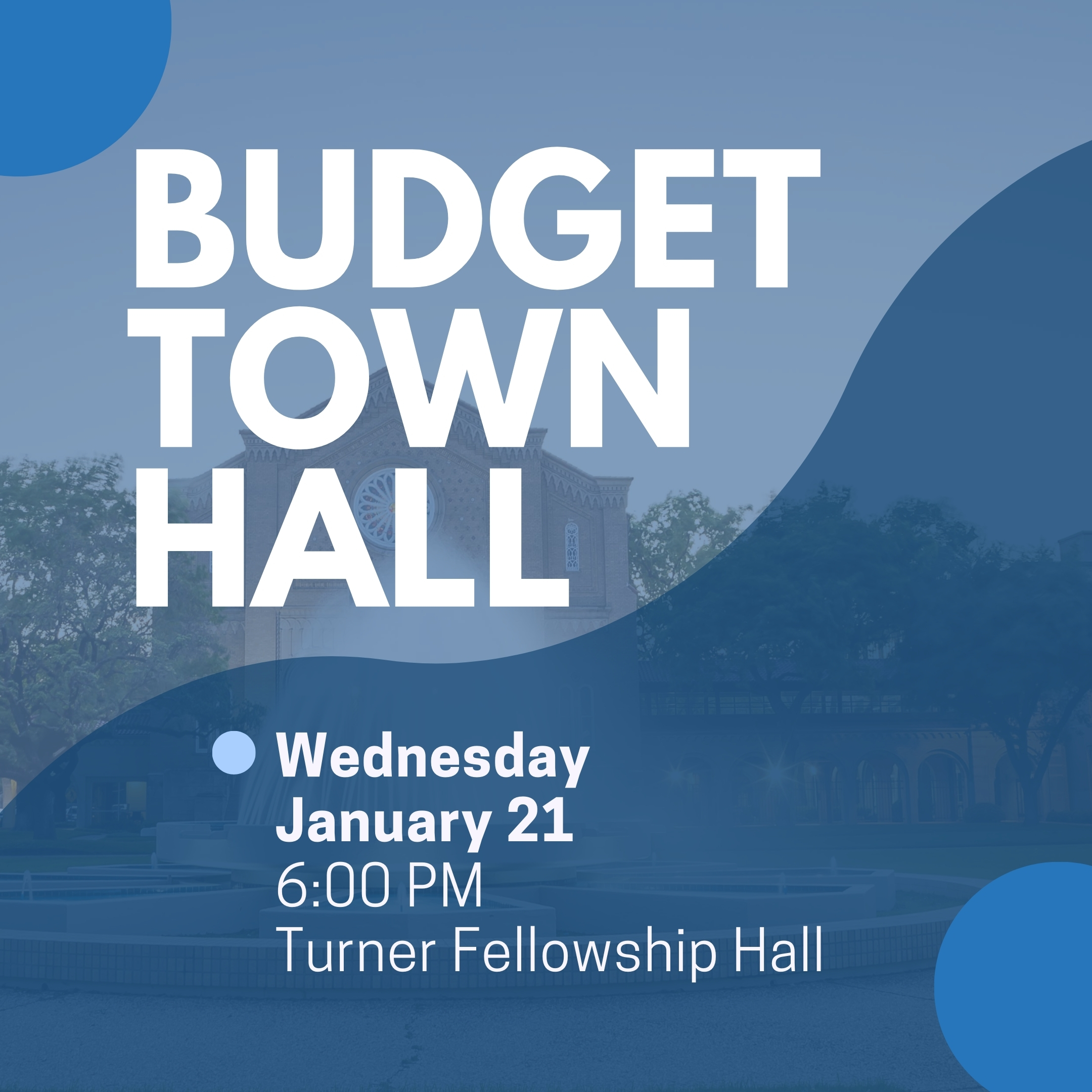 Budget Town Hall | South Main Baptist Church